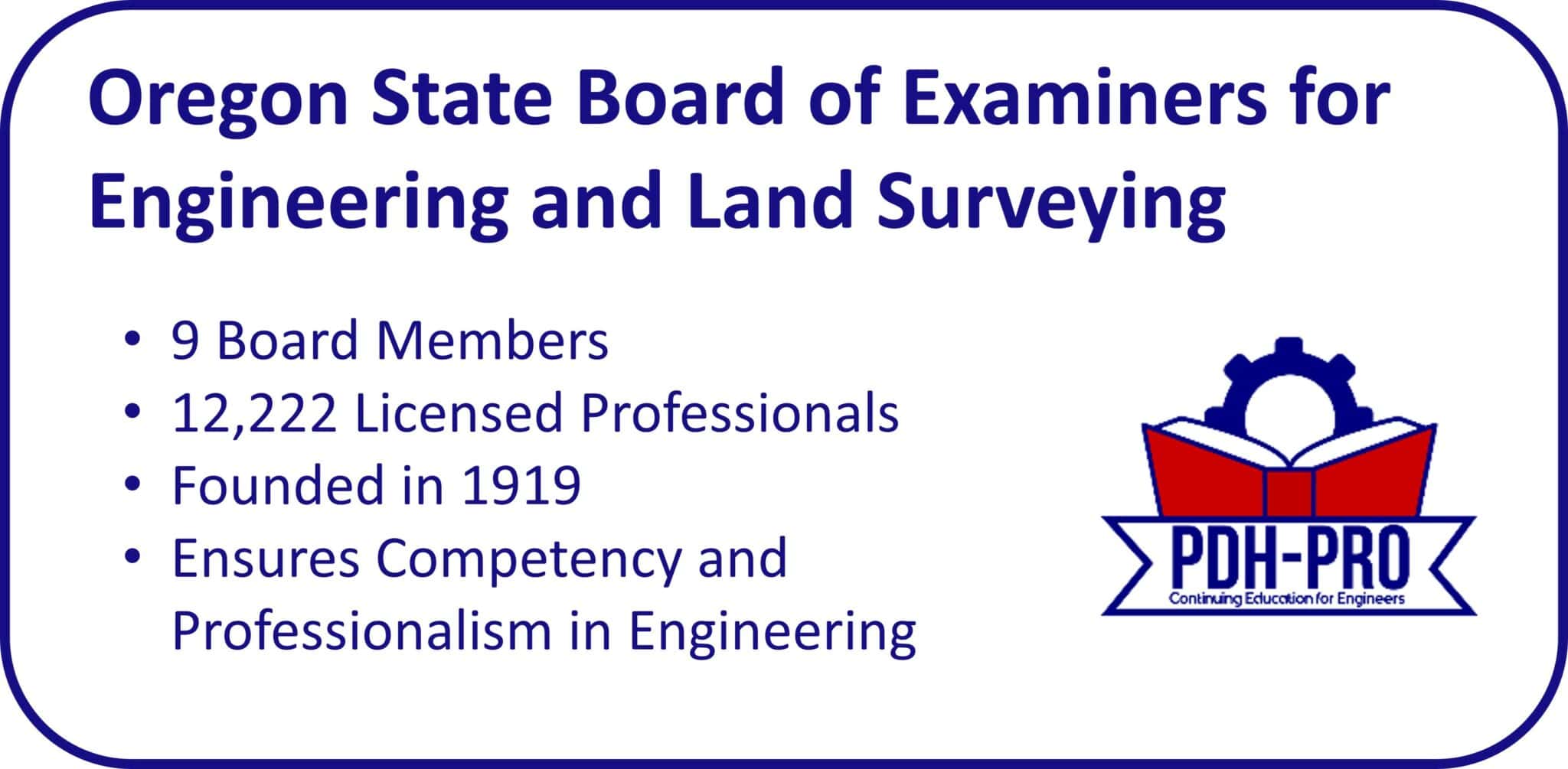 Continuing Education Requirements for Oregon Engineers